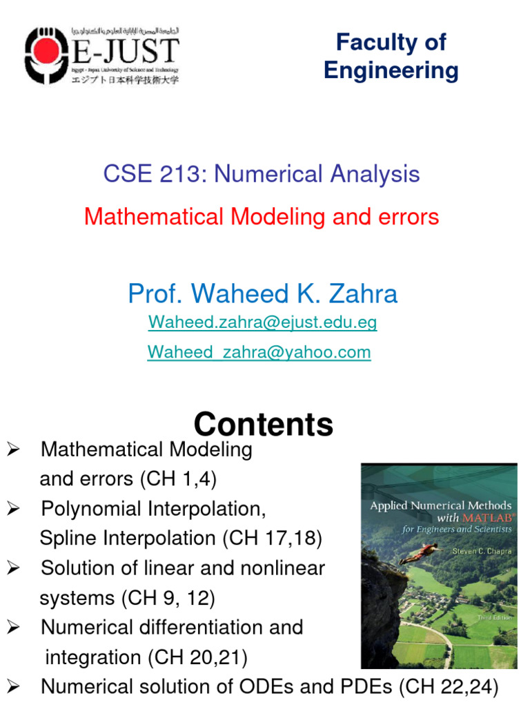 Lec 1 Numerical Analysis Sp24 | PDF | Equations | Differential Equations