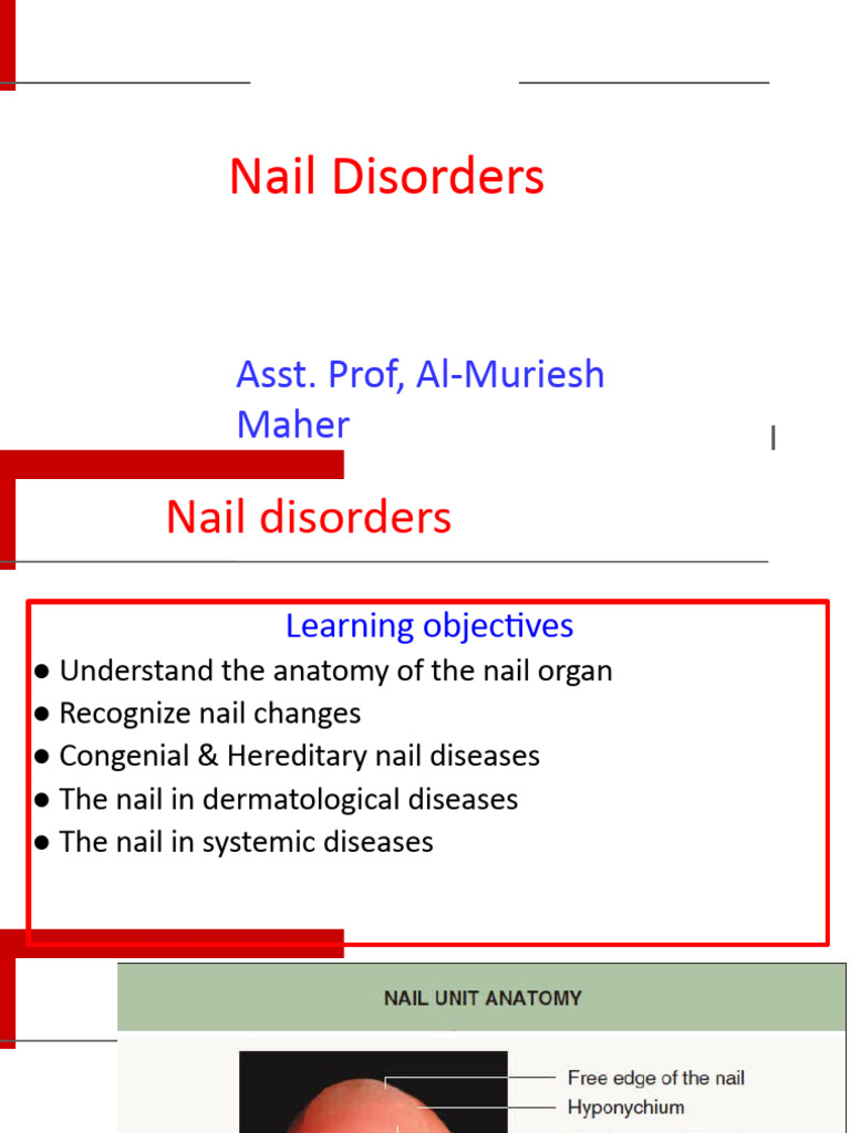Nail Disorders of Dermatology in Sana'a University | PDF | Foreign Language Studies