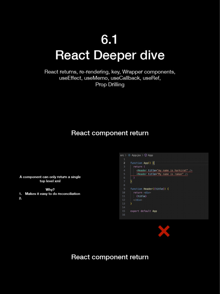 6.1 React Deeper Dive | PDF | Software | Computer Science