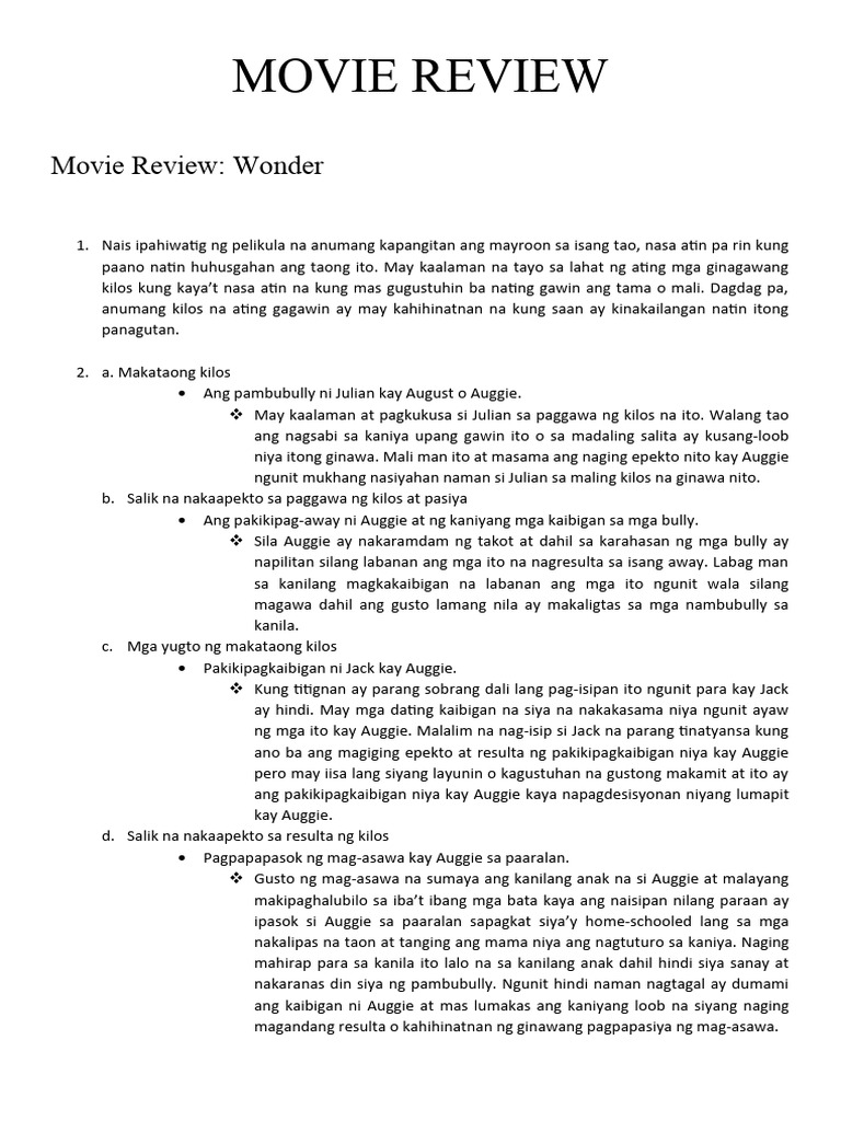 ESP Movie Review | PDF