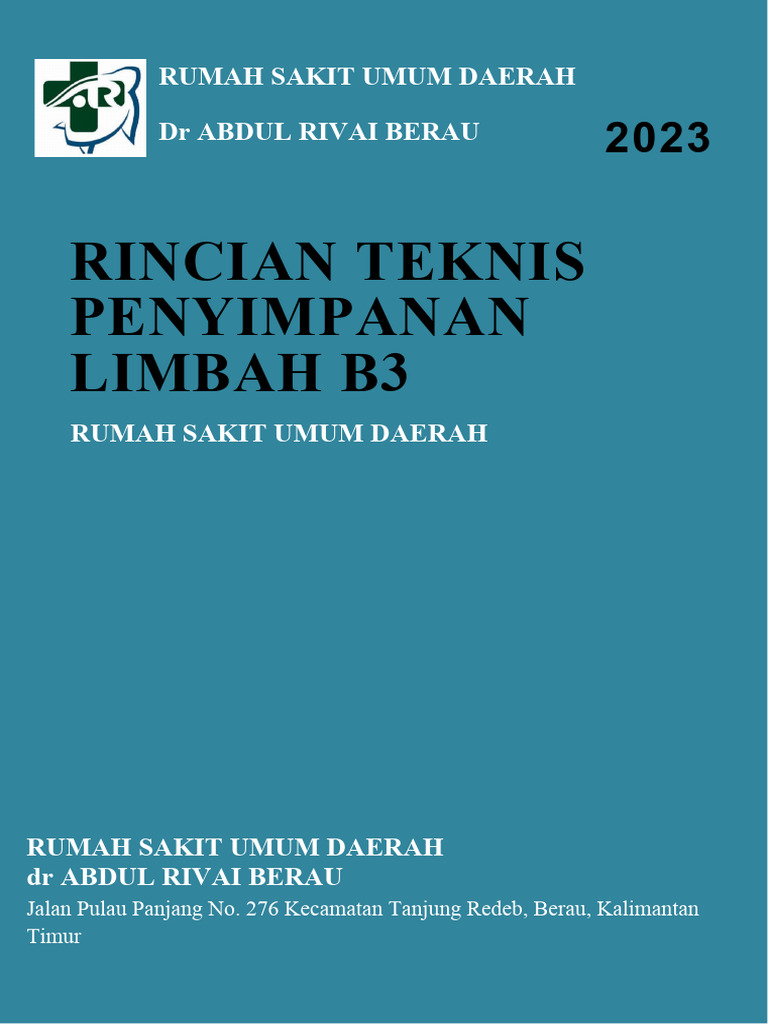 Rintek LB3 RSUD Abdul Rivai | PDF | Teknologi & Rekayasa