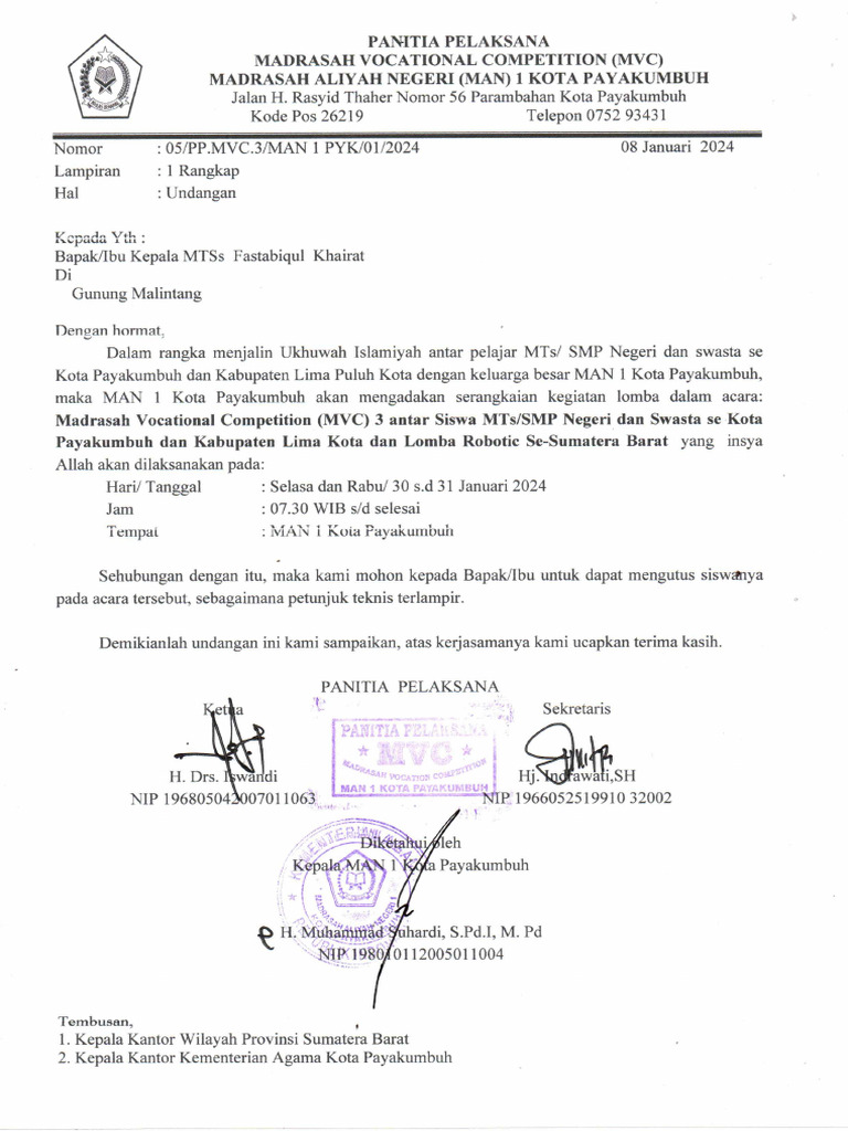 MTSS Fastabiqul Khairat | PDF