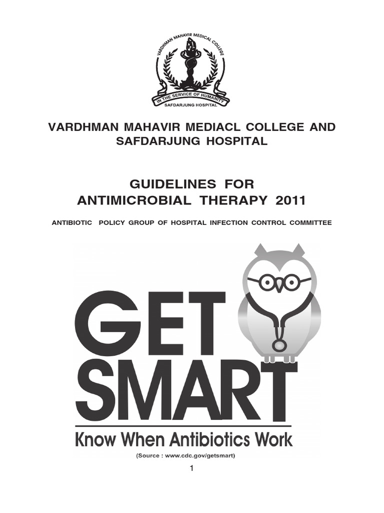 Guidelines For Antimicrobial Therapy-26-8-20115926015653 | PDF