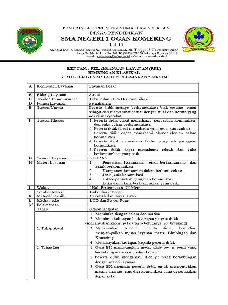 RPL Bimbingan Kelompok | PDF