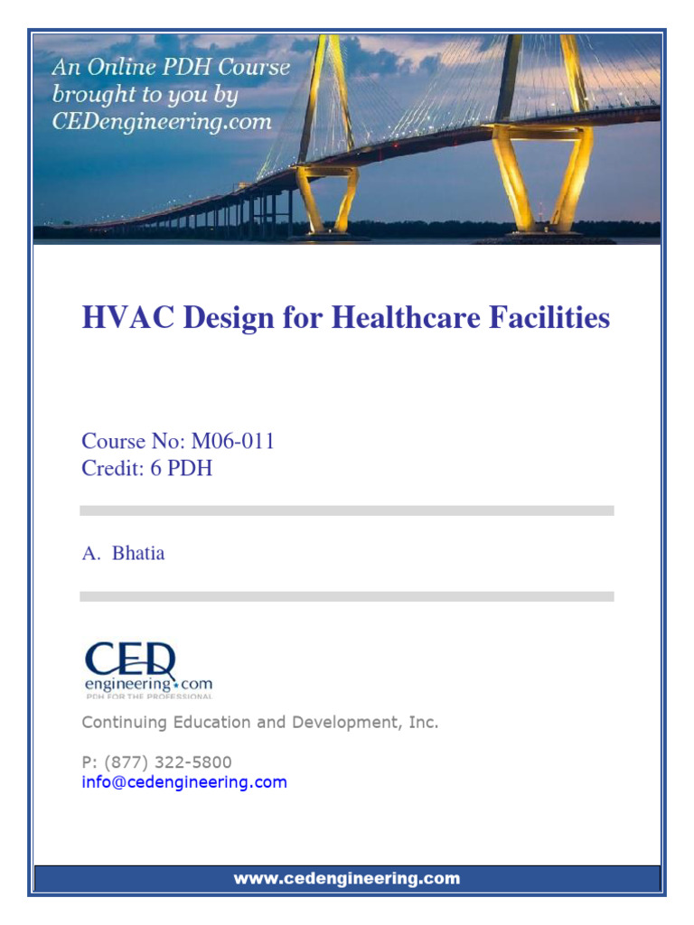 HVAC Design for Healthcare Pros | PDF | Infection | Duct (Flow)