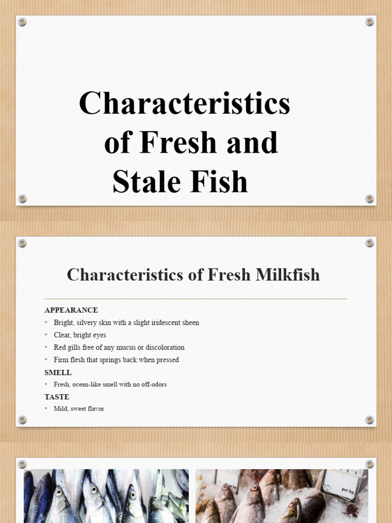 Characteristics of Fresh Stale Fishes | PDF | Refrigerator | Shrimp
