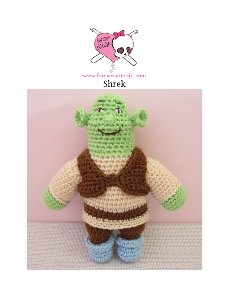 Shrek | PDF | Crochet | Yarn