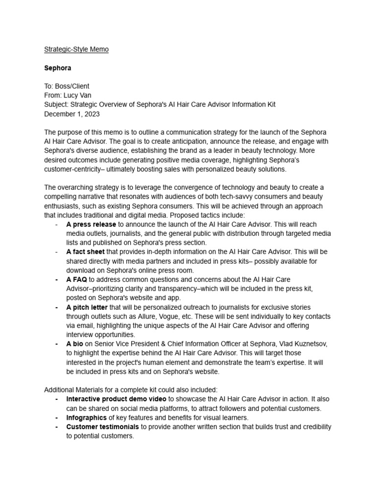 Final Strategic-Style Memo-Merged-Merged | Download Free PDF ...