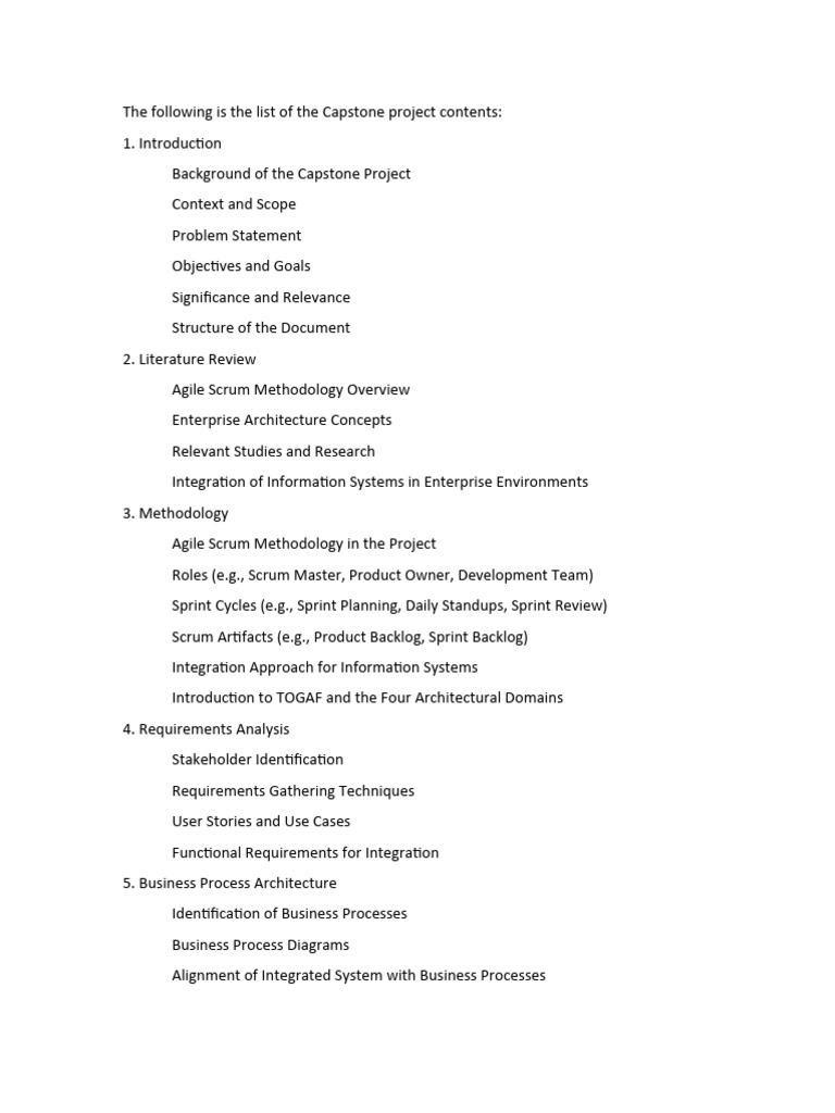 BCP Capstone Project Guidelines Updated 110623 | PDF | Scrum (Software ...