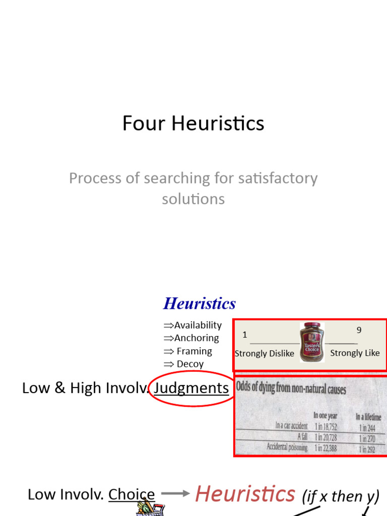 4A-Four Heuristics | PDF | Psychology | Bias