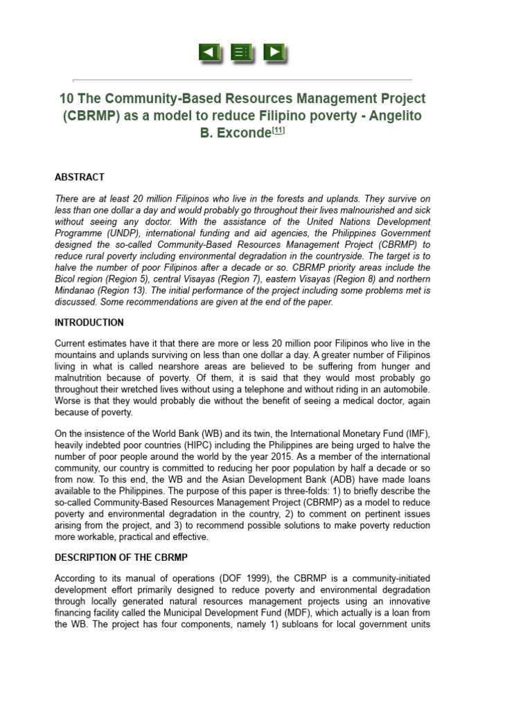 CBRM | Download Free PDF | Heavily Indebted Poor Countries | Economies