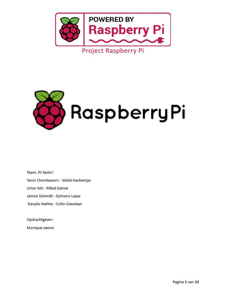 Project Raspberry Pi | PDF