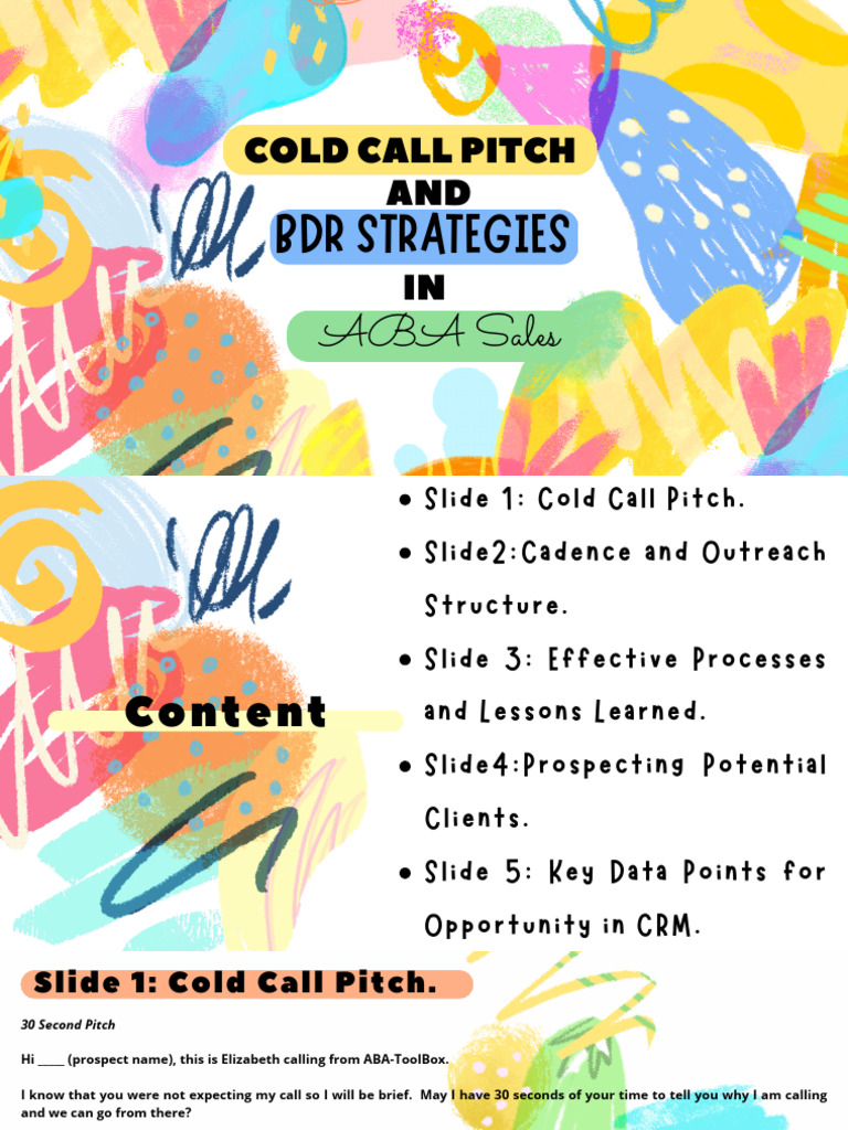 Aba Toolbox Presentation | PDF | Customer Relationship Management ...