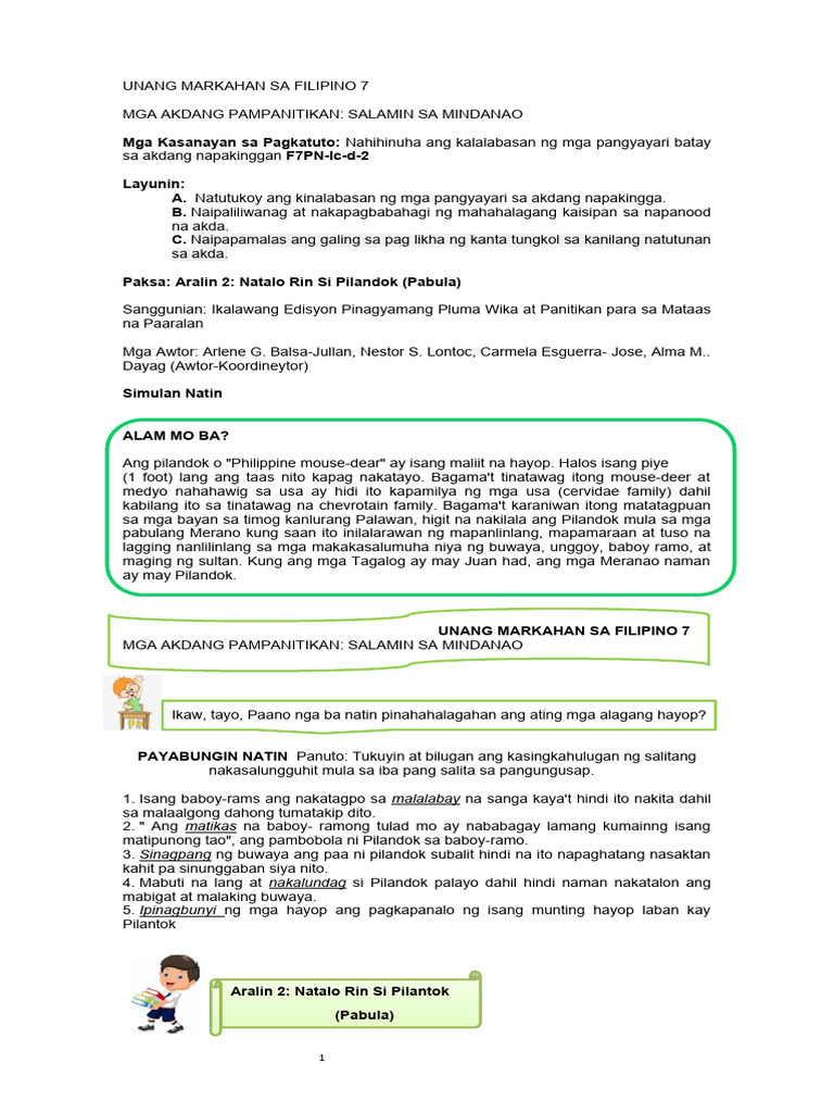 Natalo Din Si Pilantok MODULE2 | PDF