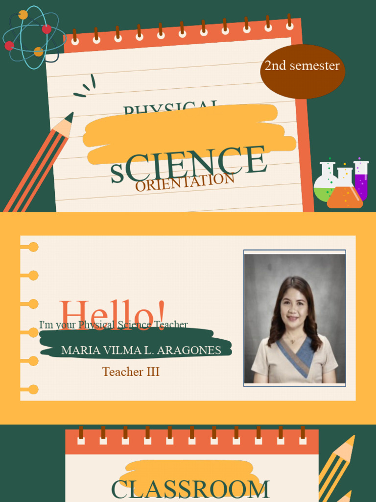 Physical Science ORIENTATION | PDF