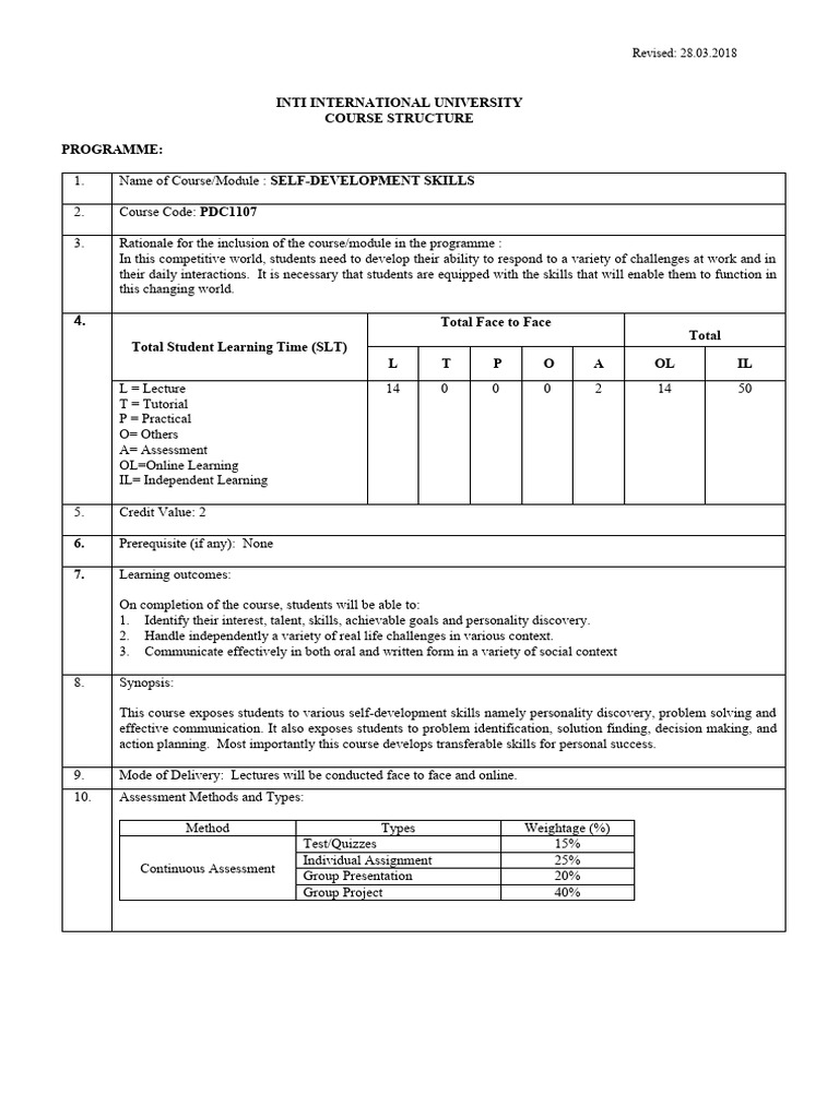 PDC 1 CS | PDF | Learning | Communication