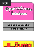 Palabras Claves para Operaciones Matematicas | PDF