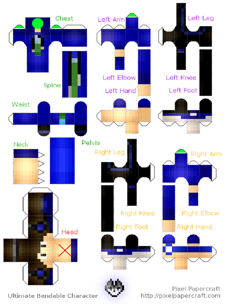 Minecraft Bendable Character | PDF