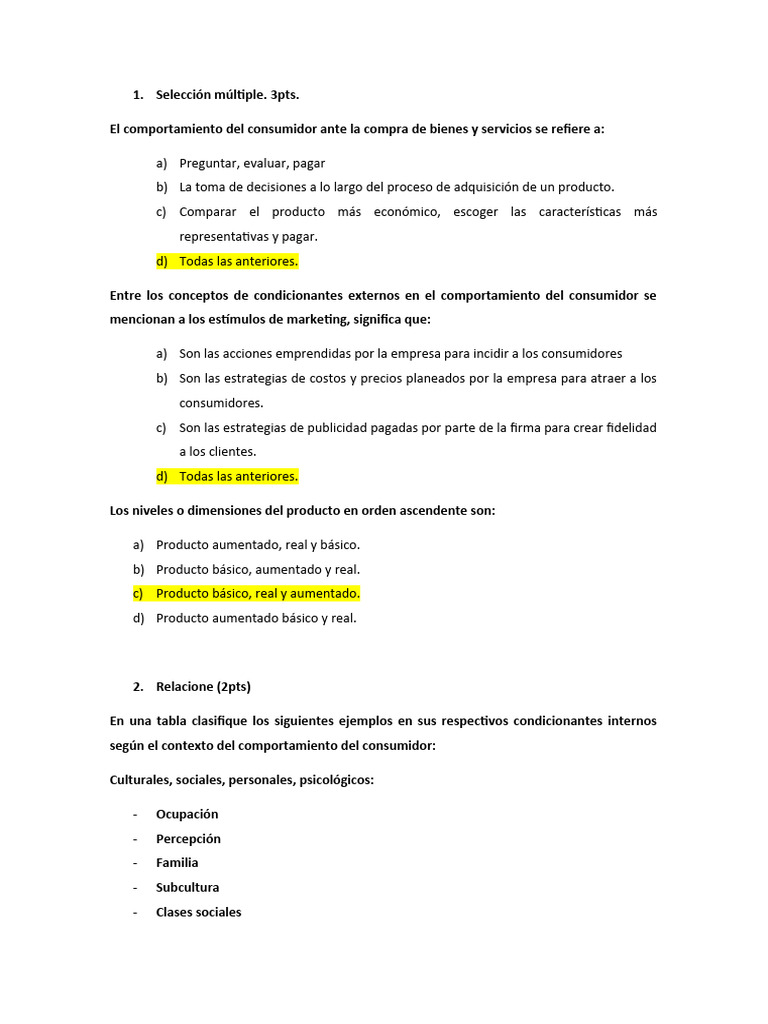 Selección Múltiple | PDF