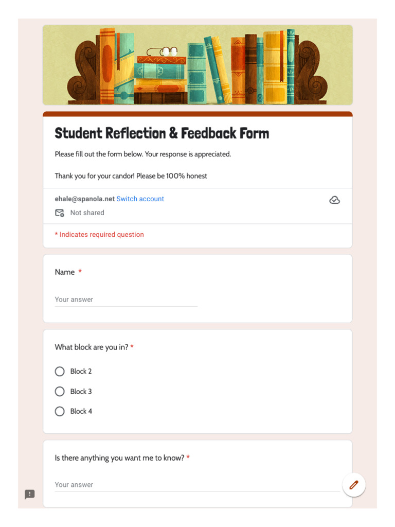 Student Feedback Survey | PDF
