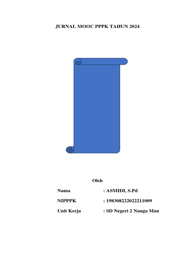 Jurnal Mooc Pppk Tahun 2024 Pdf