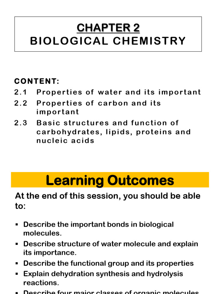 Biological Chemistry | PDF | Lipid | Nucleotides