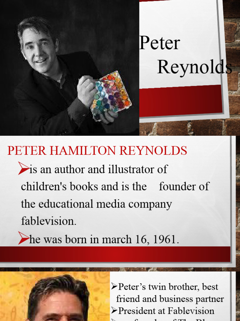 Peter Reynolds Biography | PDF | Art | General Fiction