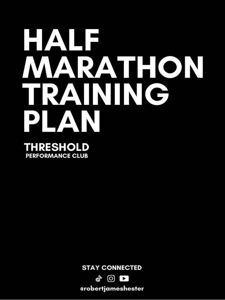 Threshold Performance Club Half Marathon Training Plan | PDF