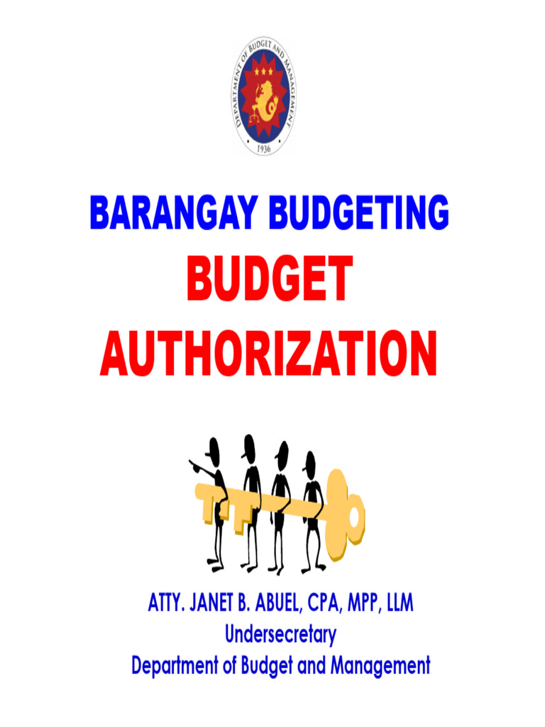 Budget Authorization and Review-Barangays-Feb2024 - Compatibility Mode ...
