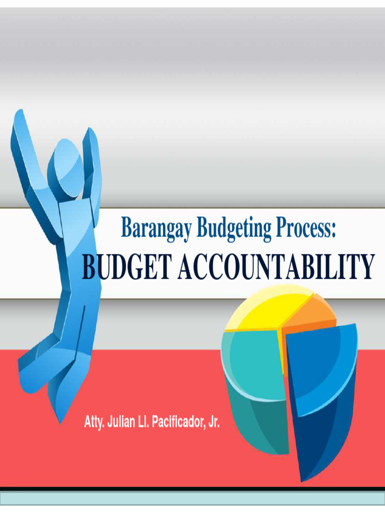 Barangay Budget Accountability Guide | PDF | Budget | Taxes