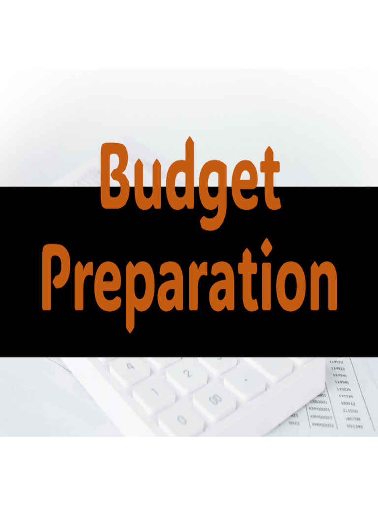 Budget Preparation 2024 | PDF | Taxes | Fund Accounting