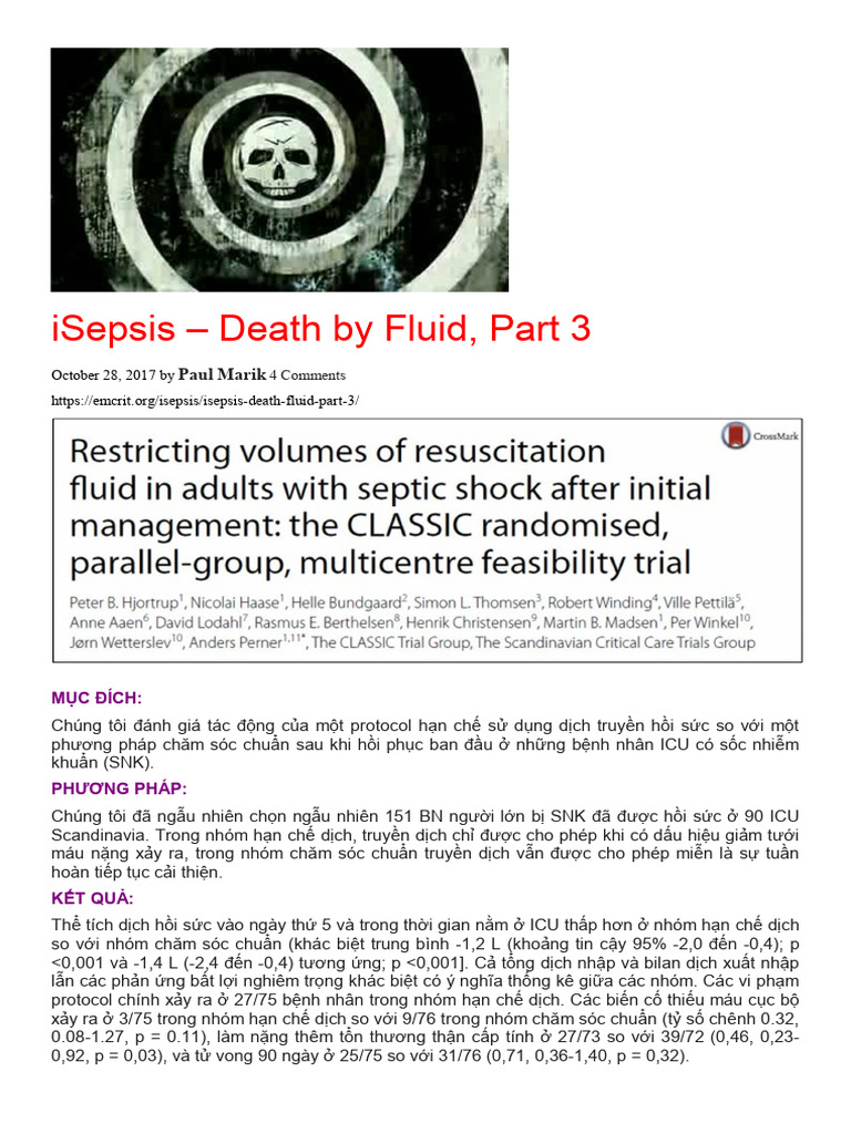 22 Isepsis - Death by Fluids - Part 3 | PDF