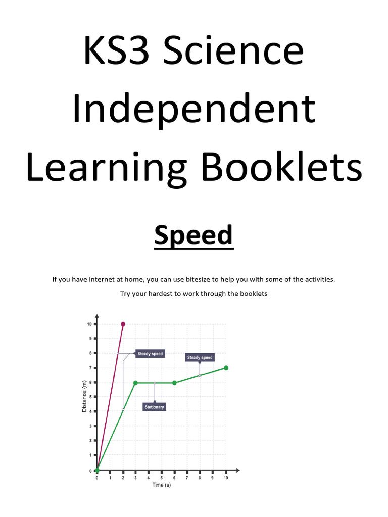 KS3-Year-7-Science-Independent-Learning-Booklets-Speed | PDF | Speed ...