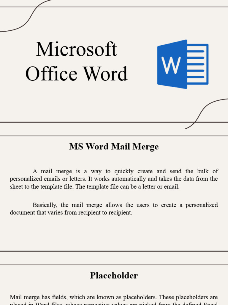 Lesson 2 Microsoft Word Part 2 | PDF | Microsoft Excel | Microsoft Word