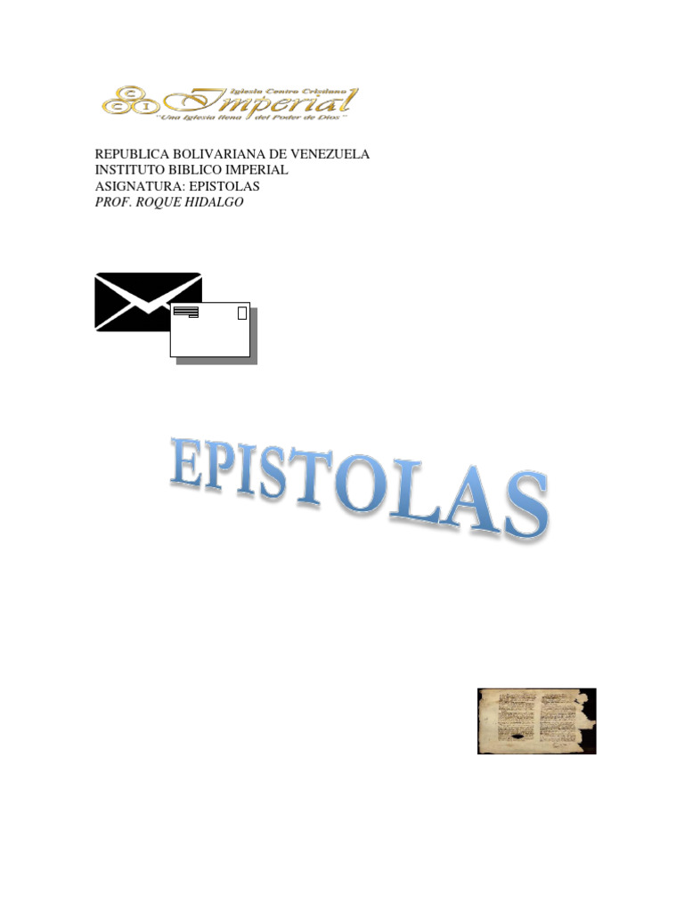 Guia Epistolas - Def | PDF