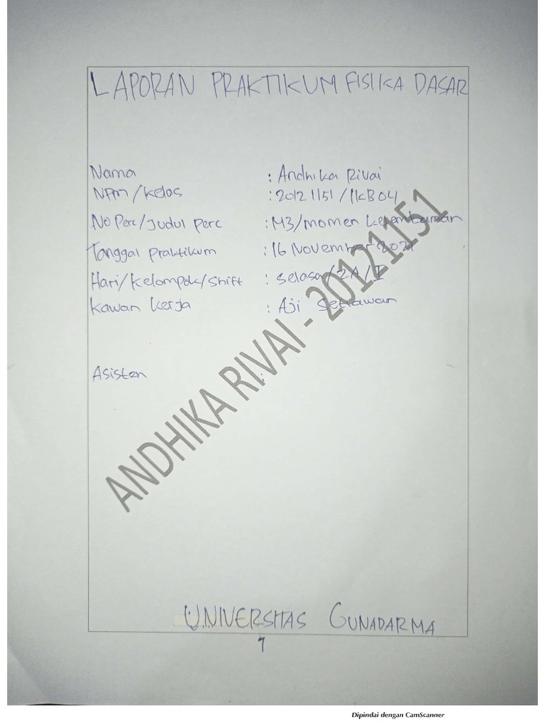 Andhika Rivai - M3 - Momen Kelembaman | PDF