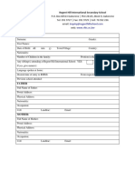 Grade 8 Application Form 2026 WHS | PDF