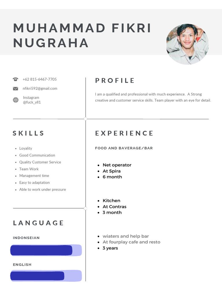 Grey Clean CV Resume Photo - 20240227 - 164805 - 0000 | PDF