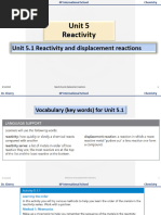 Displacement Reactions and Metal Reactivity | PDF | Magnesium | Zinc