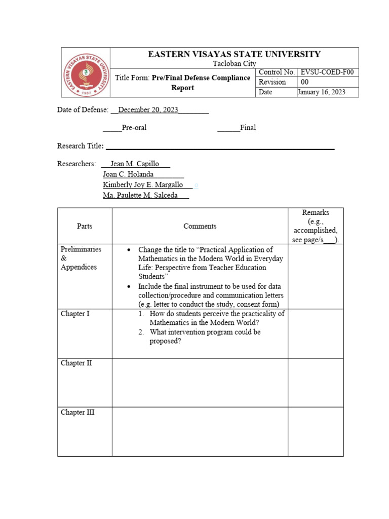 Students Compliance Forms | PDF