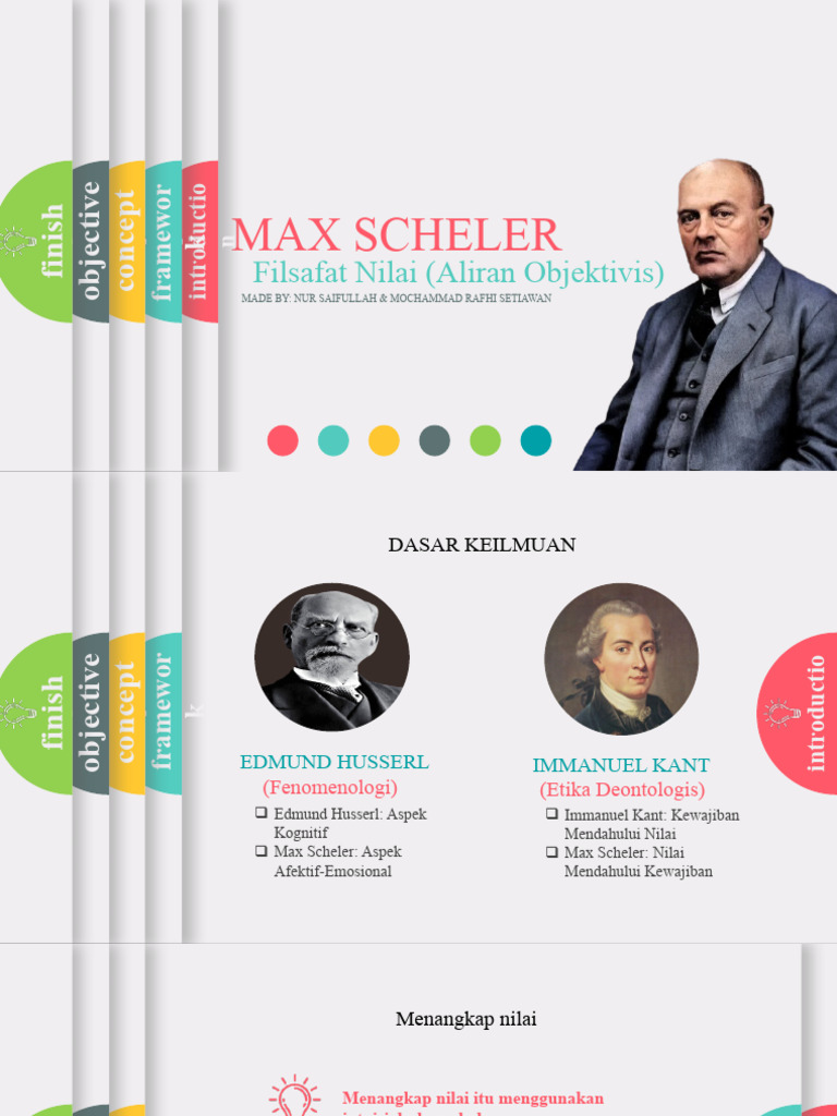 Filsafat Nilai Max Scheler: Objektivisme | PDF