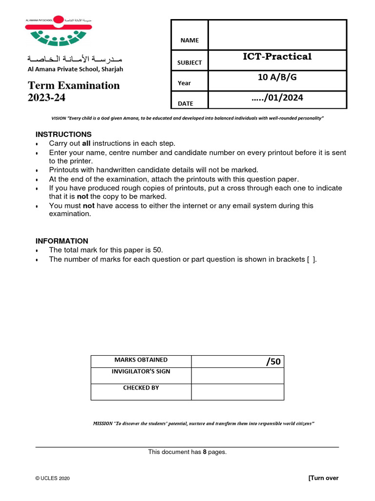Yr10-Practical Term Paper | PDF | Typefaces | Text