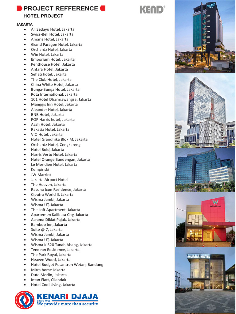 KEND Project References Hotel Lock | PDF