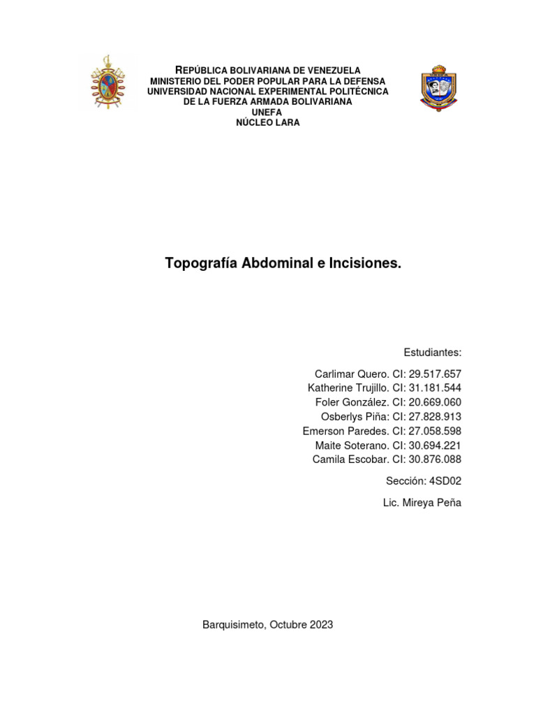 Regiones Abdominales | PDF | Abdomen | Intestino grueso