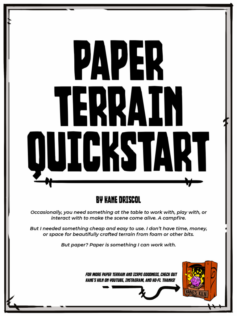 Affordable Paper Terrain Guide | PDF | Home & Garden