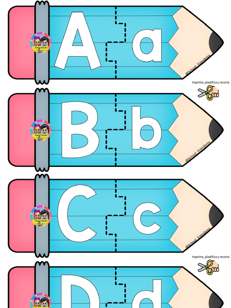 Abecedario Recortable | PDF