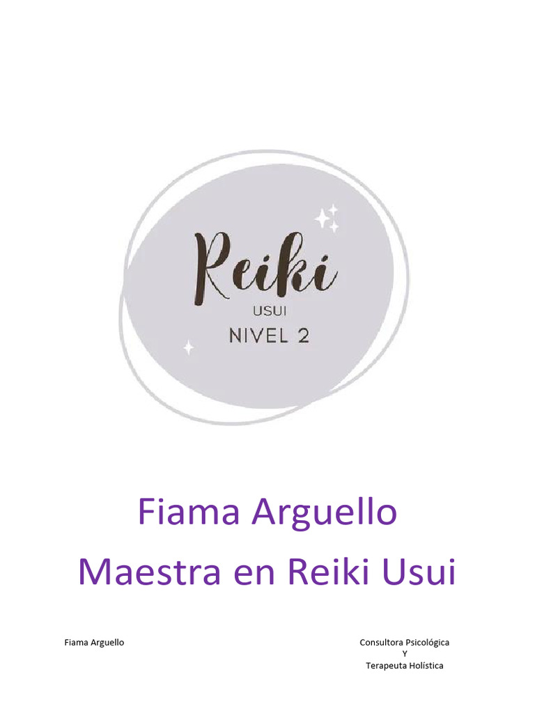 Reiki nivel 2 | PDF | Mantra | Reiki