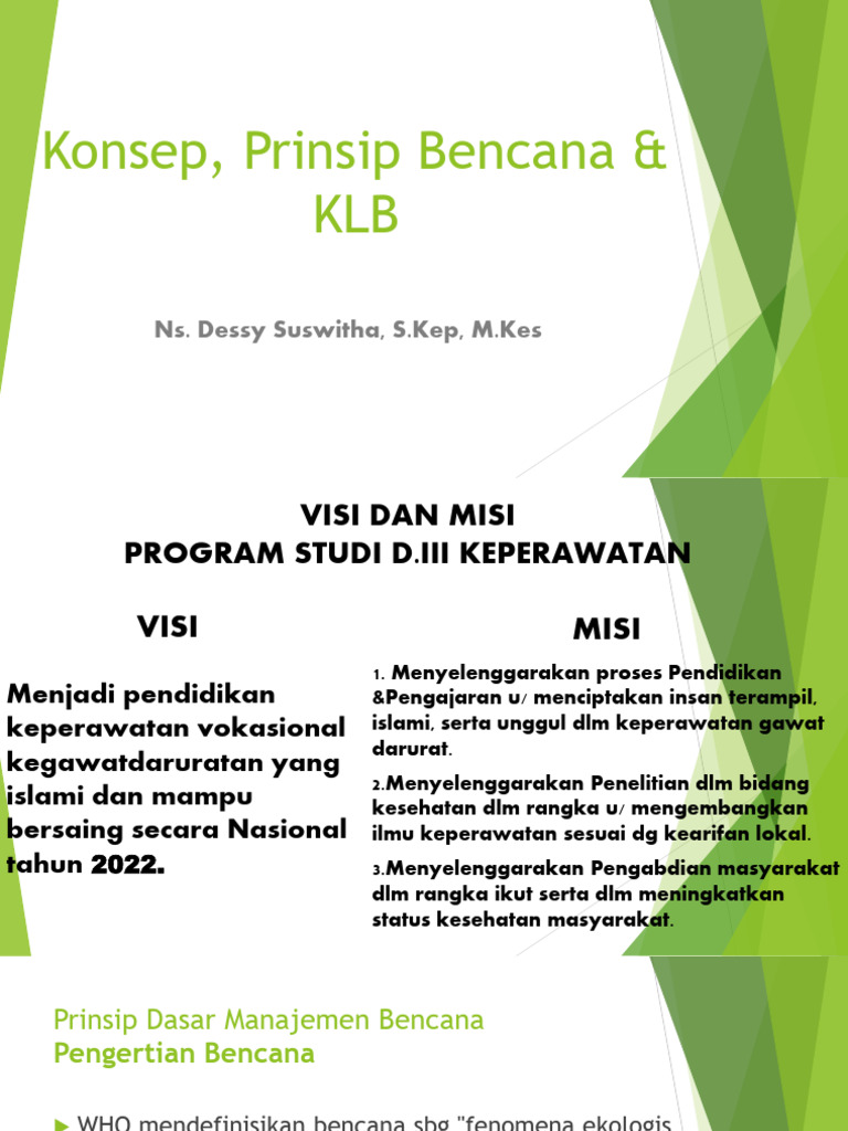 Konsep Prinsip Bencana Klb Pdf