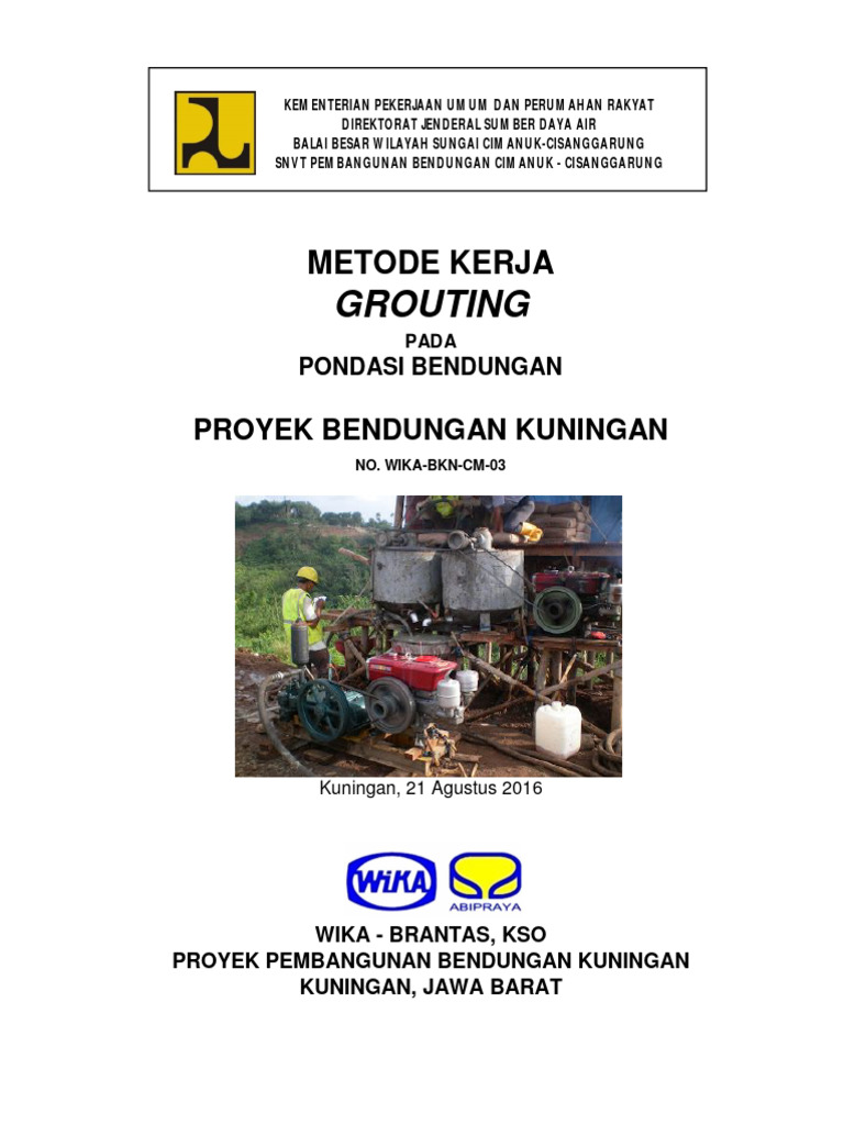 Metode Grouting | PDF