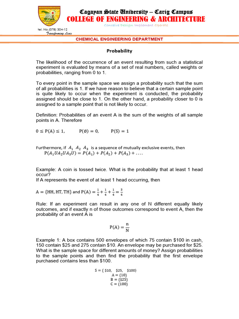 14 - Probability4 | Download Free PDF | Probability | Mathematics